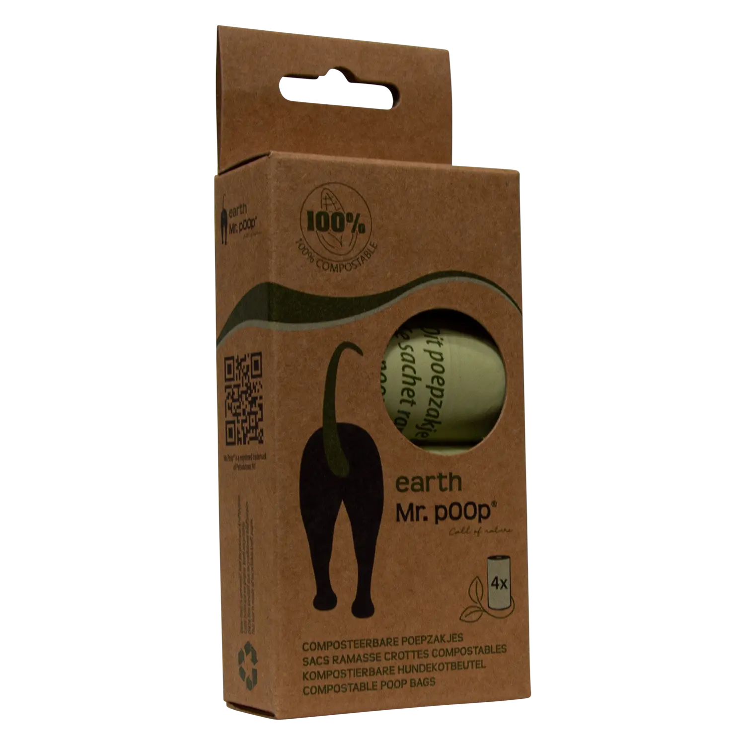 Mr.Poop Earth Navulling 4 Rollen Groen
