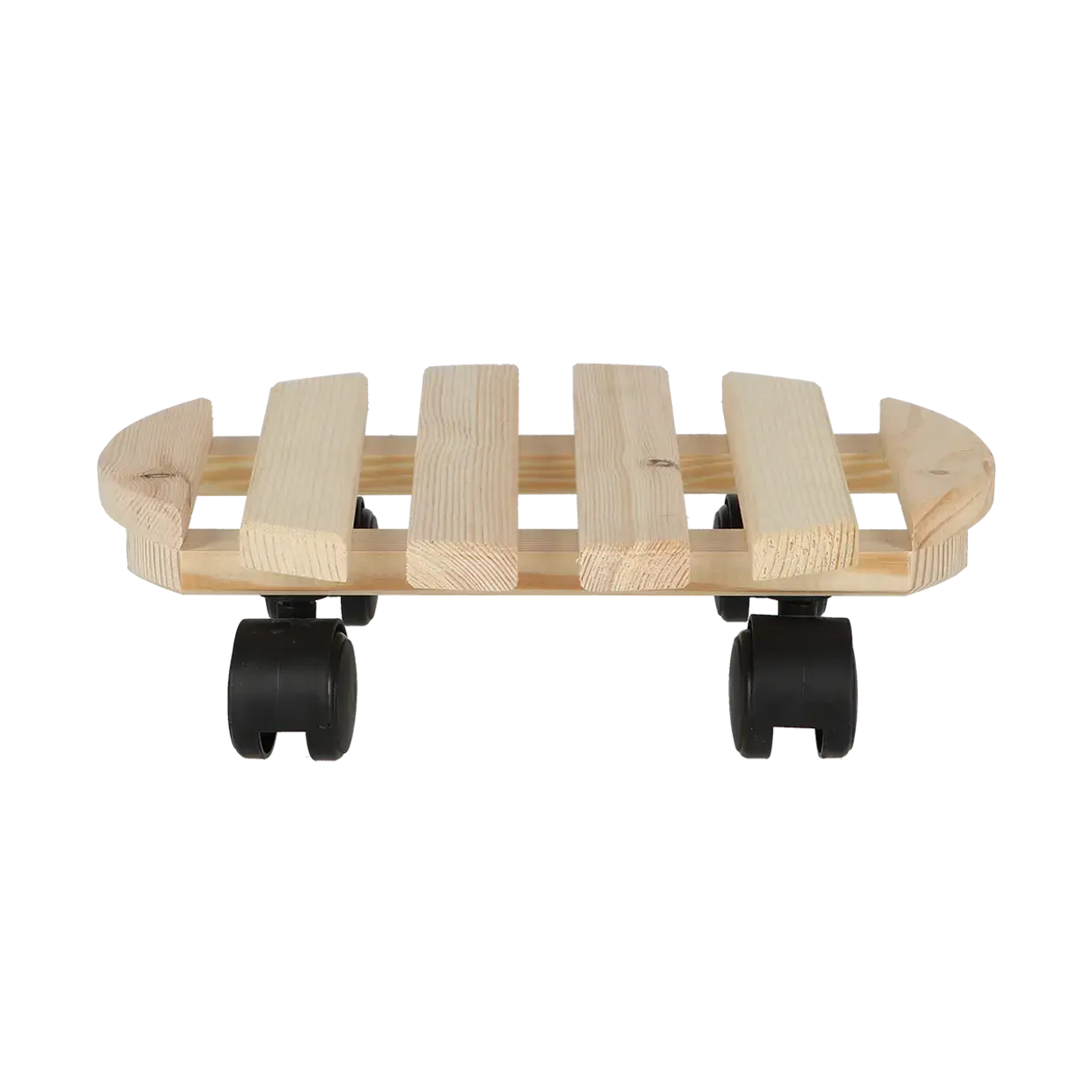 Plantentrolley rond 29x29x8cm Naturel