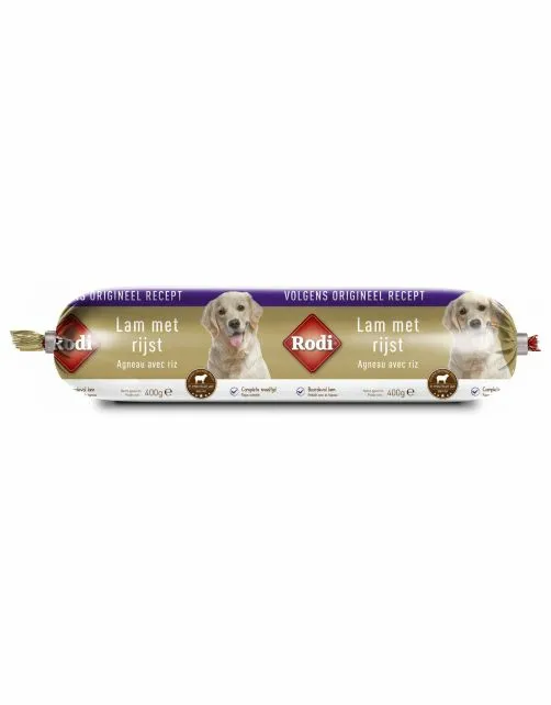 Rodi - Hondenvoer Worst Lam/rijst 400g