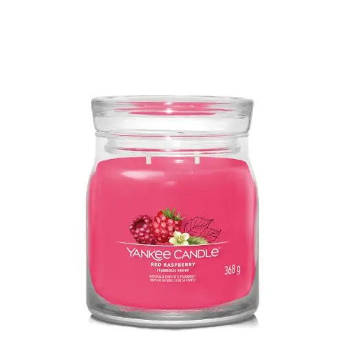 Yankee Candle Signature Red Raspberry Medium Jar